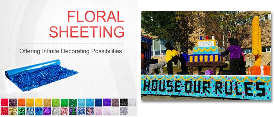 Parade Pomps - Float Supplies, Decorations and Materials