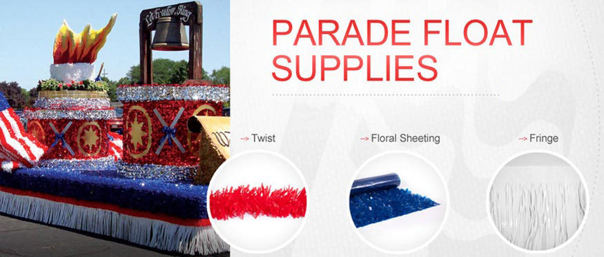 Parade Pomps - Float Supplies, Decorations and Materials